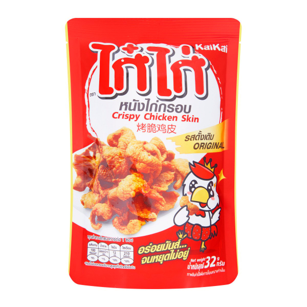 หนังไก่กรอบรสดั้งเดิม 32g – 🇪🇺 Delifresh EU